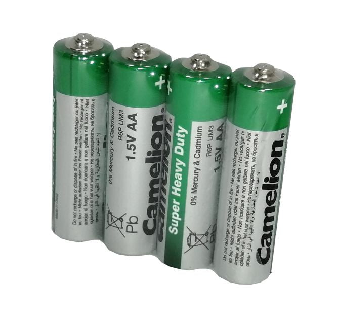 R6/aa battery 1.5V 4/PACK, zinc chloride, green R6P-SP4G – Price Conscious Spot - PC SPOT