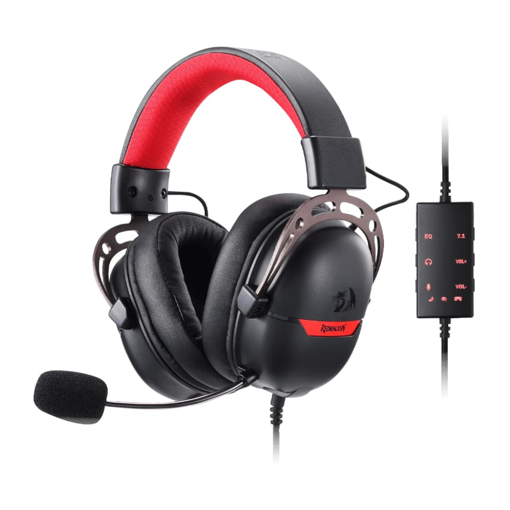 REDRAGON Over-Ear AURORA Gaming Headset - Black – Price Conscious Spot - PC SPOT